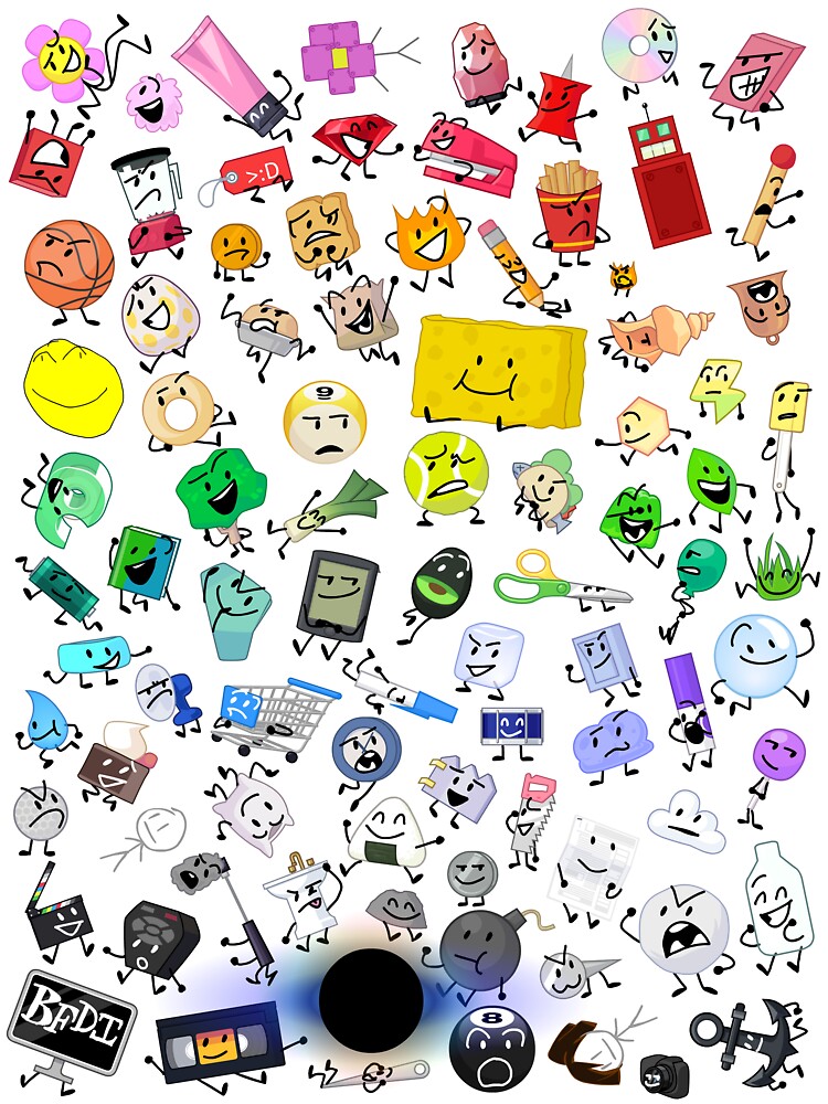 "BFB and TPOT Full Cast print" Kids T-Shirt for Sale by Pirans | Redbubble