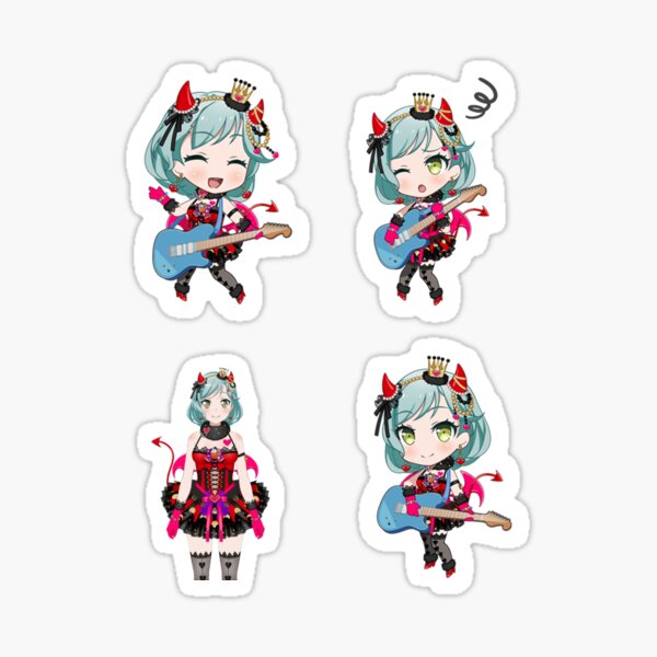 "Chibi Hina Hikawa Set" Sticker by Skillers3 | Redbubble
