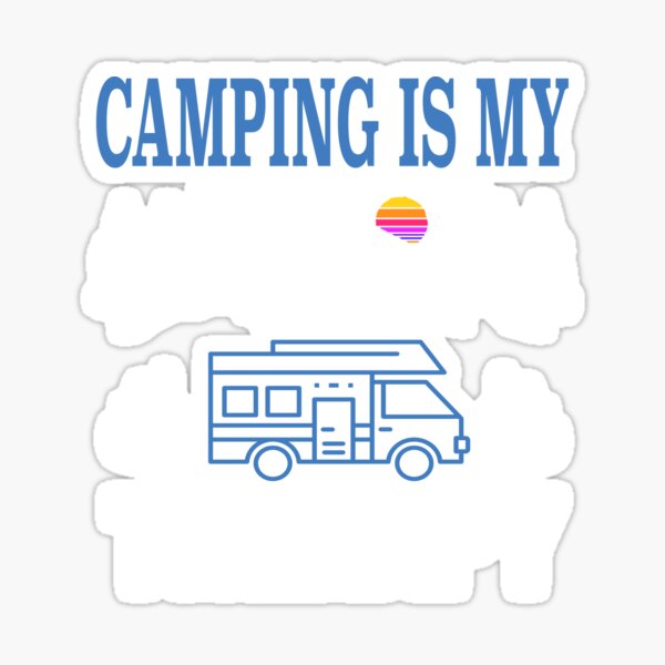 "Camping Camper Caravan Motorhome Star" Sticker by THaDesign | Redbubble