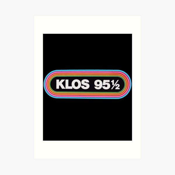 "KLOS 951/2 Rock Radio Station Logo" Art Print for Sale by baloon-ID ...