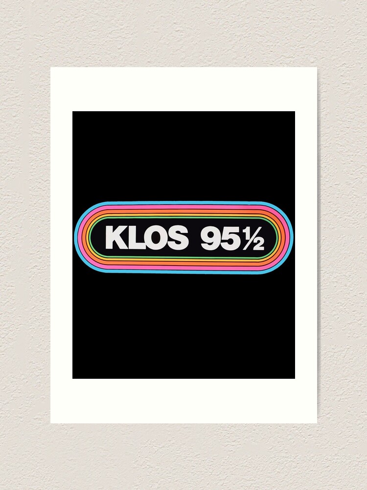 "KLOS 951/2 Rock Radio Station Logo" Art Print for Sale by baloon-ID ...