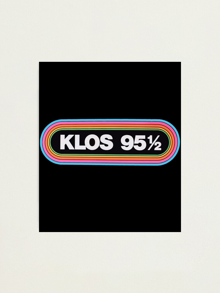 "KLOS 951/2 Rock Radio Station Logo" Photographic Print by baloon-ID ...