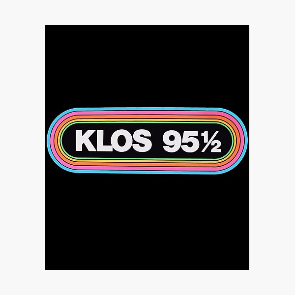 "KLOS 951/2 Rock Radio Station Logo" Photographic Print by baloon-ID ...