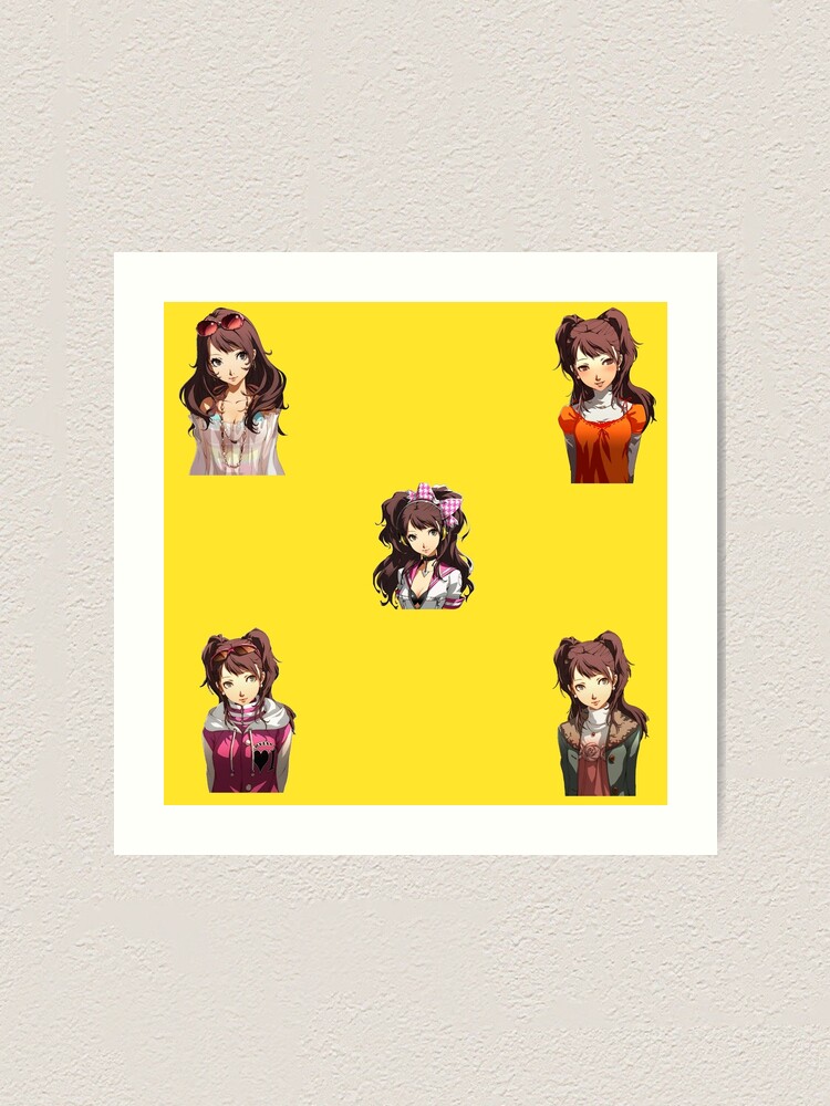 "Persona 4 Golden Rise Kujikawa Sticker Set" Art Print by ...