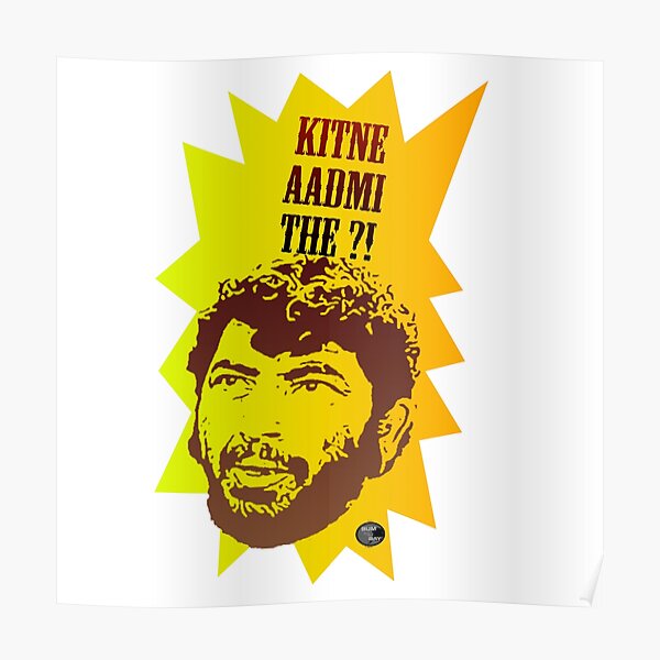 "Salt of Gabbar" Poster for Sale by bumfromthebay | Redbubble