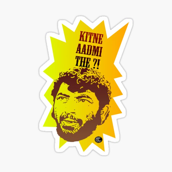 "Salt of Gabbar" Sticker for Sale by bumfromthebay | Redbubble