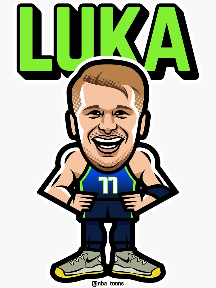 "Luka" Sticker by NBAtoons | Redbubble