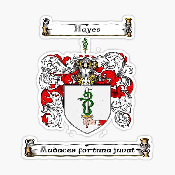 Hayes Family Motto Hayes Coat Of Arms Family Crest Car Magne915986676
