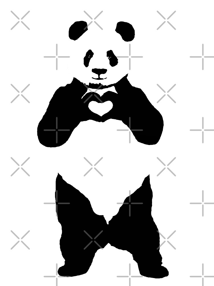 "♥Panda" Poster by derP | Redbubble