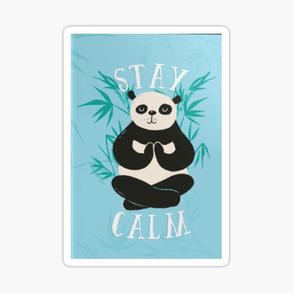 "Stay Calm Cover design" Sticker for Sale by Itzleseana | Redbubble