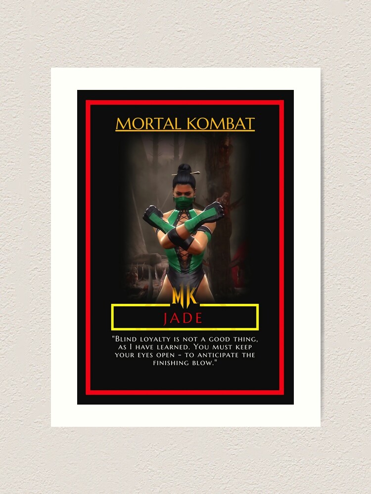"Jade Mortal Kombat (MK9) Characters - Poster,postcards and more. " Art ...