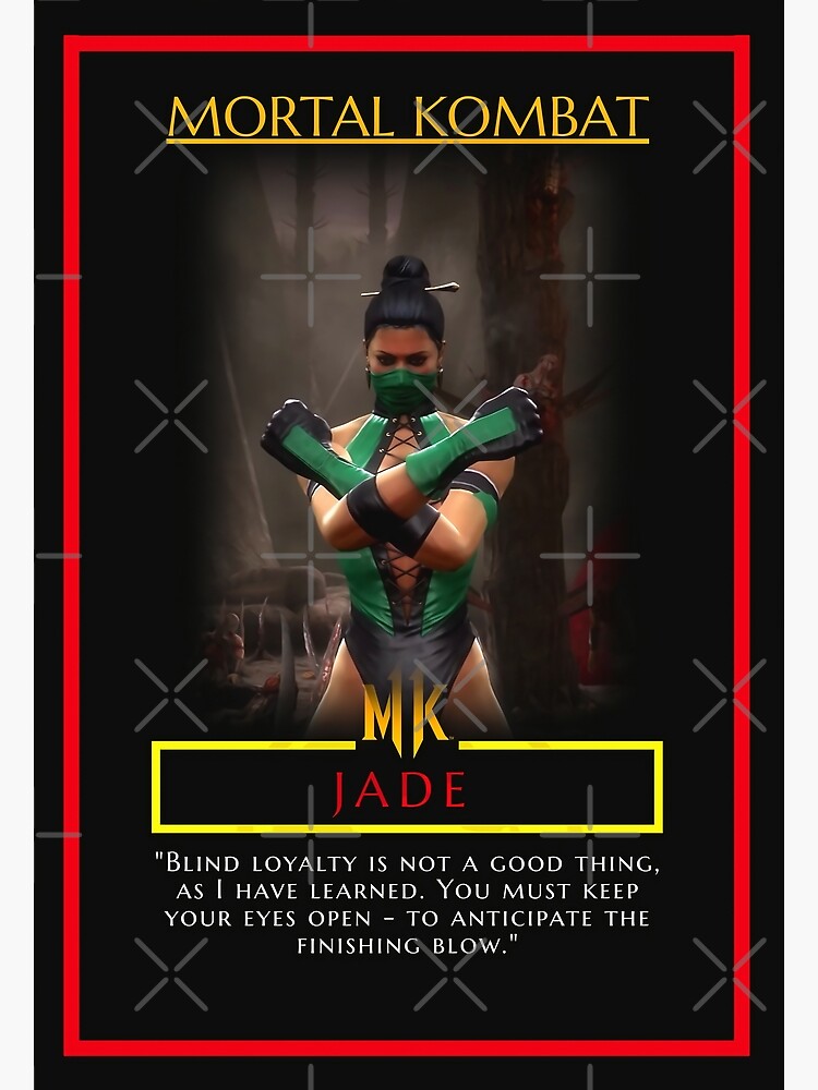 "Jade Mortal Kombat (MK9) Characters - Poster,postcards and more. " Art ...