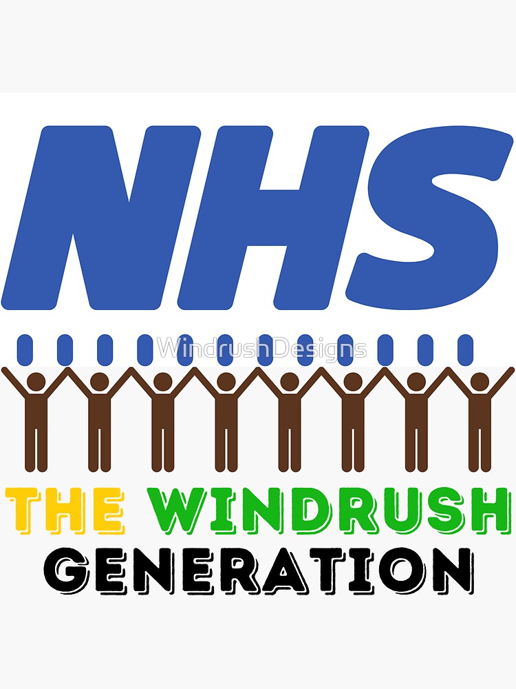 Pegatina «Contribución de la generación Windrush al Servicio Nacional ...