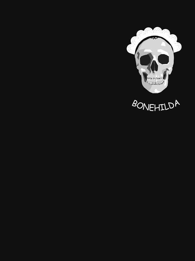 "The Sims 1 2 3 4 Bonehilda Skull Black And White" T-shirt for Sale by ...