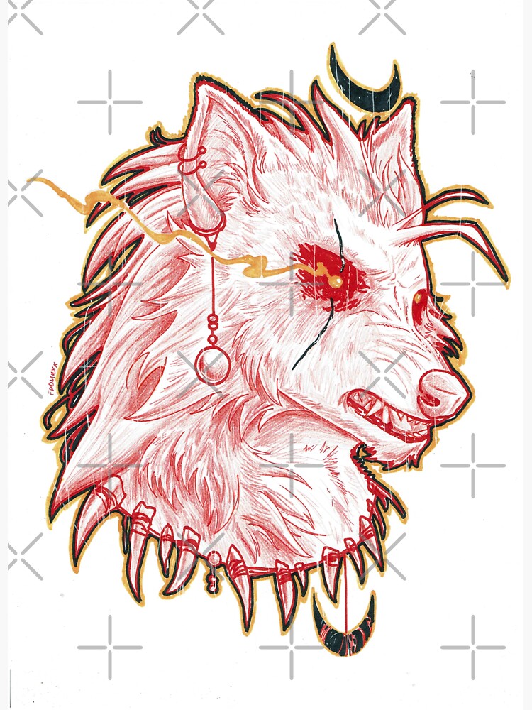 "Wolf Head" Sticker for Sale by sgwolf | Redbubble