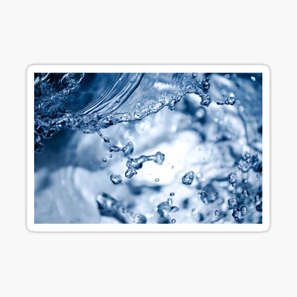 "Water background" Sticker for Sale by nebojsar | Redbubble