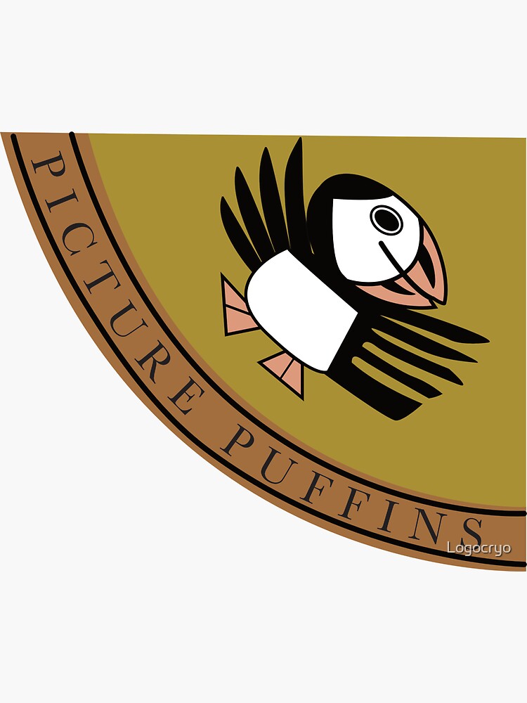 "'Picture Puffins' logo 2" Sticker for Sale by Logocryo | Redbubble