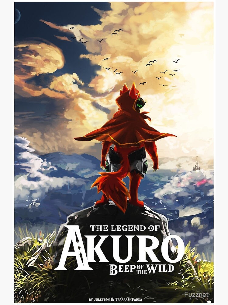 "LEGEND OF AKURO Protogen Game Poster" Canvas Print for Sale by Fuzznet ...