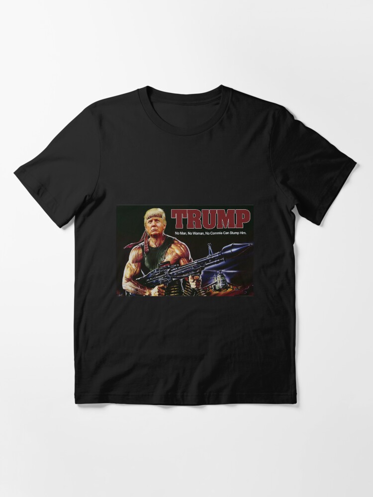 "Rambo Trump T-Shirt" T-shirt for Sale by AninosSPro | Redbubble ...