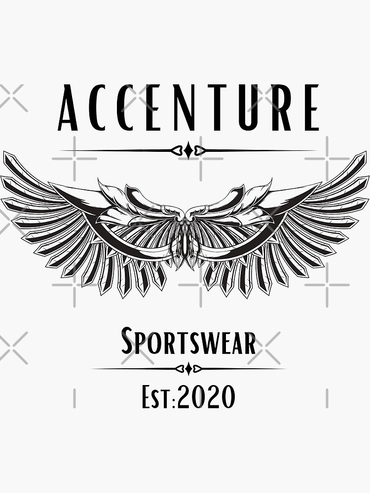 "Accenture Sport wear Our Brand in Sports wear" Sticker by Petermac44 ...
