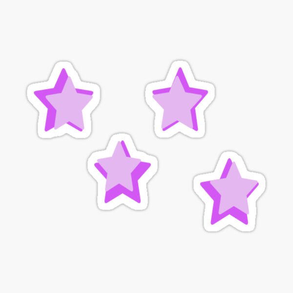 "Purple Star Pack" Sticker by Natalieann1 | Redbubble