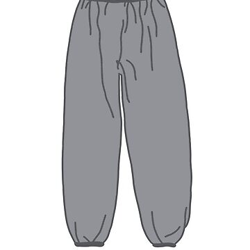 "Sweatpants" Sticker for Sale by design-by-ash | Redbubble