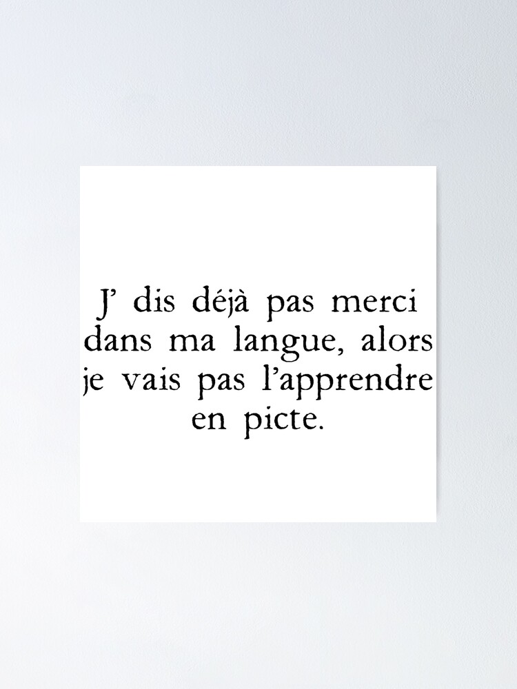 Poster « Kaamelott - Leodagan #16 - J’ dis déjà pas merci dans ma ...