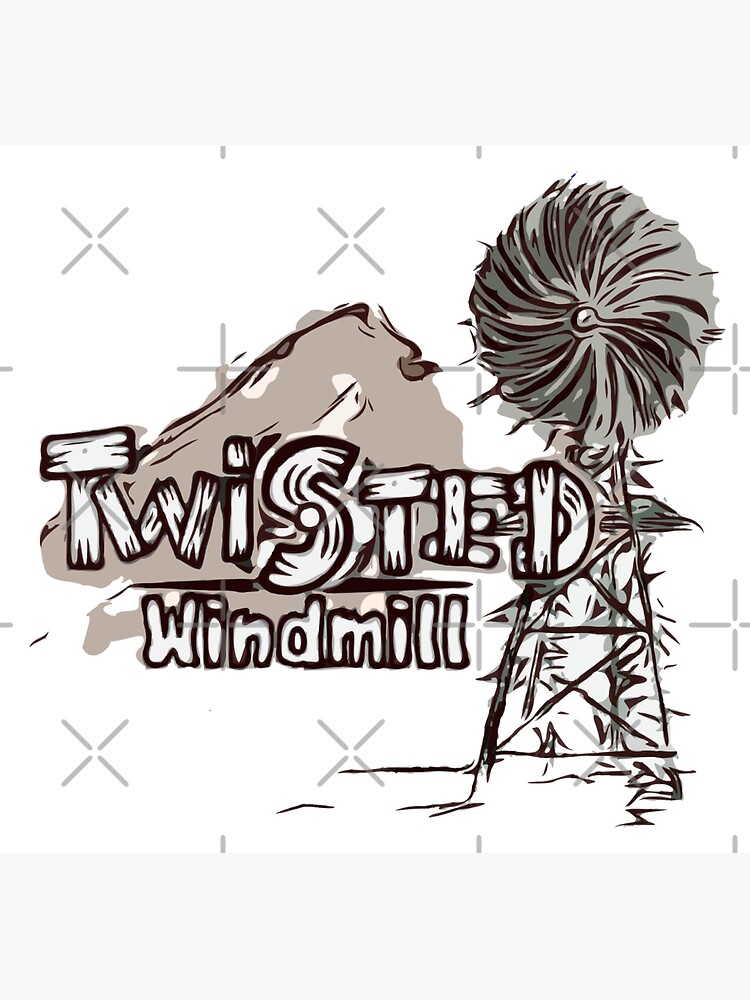 "Twisted Windmill old style" Poster for Sale by eSeaty | Redbubble