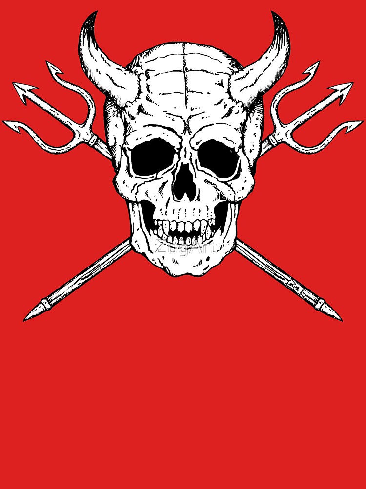 "Classic Devil" T-shirt for Sale by ZugArt | Redbubble | devil t-shirts ...