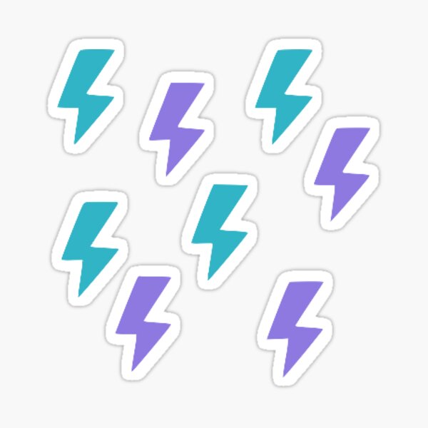 "LIGHTNING STICKER PACK" Sticker for Sale by veronica-xu | Redbubble