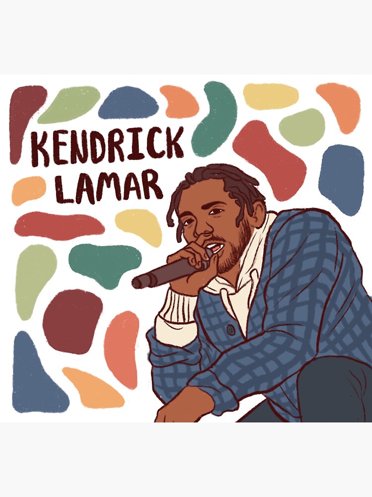"Kendrick Lamar" Sticker by PapayaPaint | Redbubble