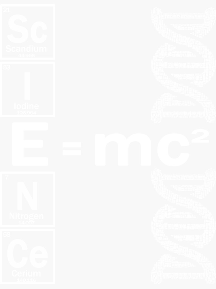 "SCIENCE EMC2 dna" Sticker for Sale by patriotazx | Redbubble