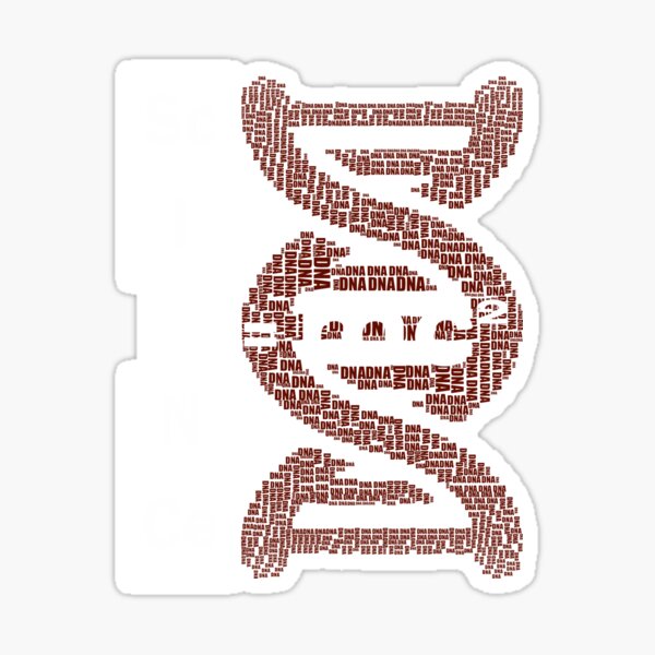 "Science Emc2 DNA" Sticker for Sale by patriotazx | Redbubble