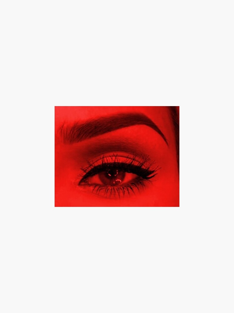 "red eyes" Sticker for Sale by CARAMELVANS | Redbubble
