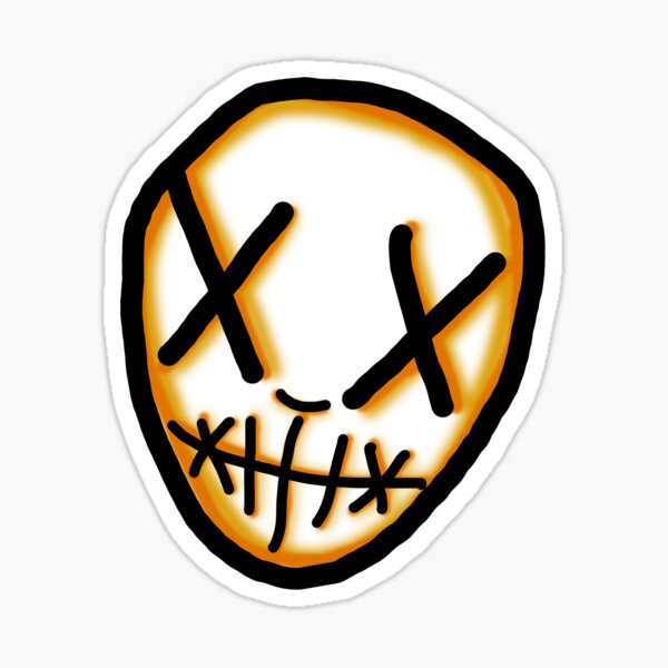 "Purge Mask" Sticker for Sale by AvaKiri105 | Redbubble