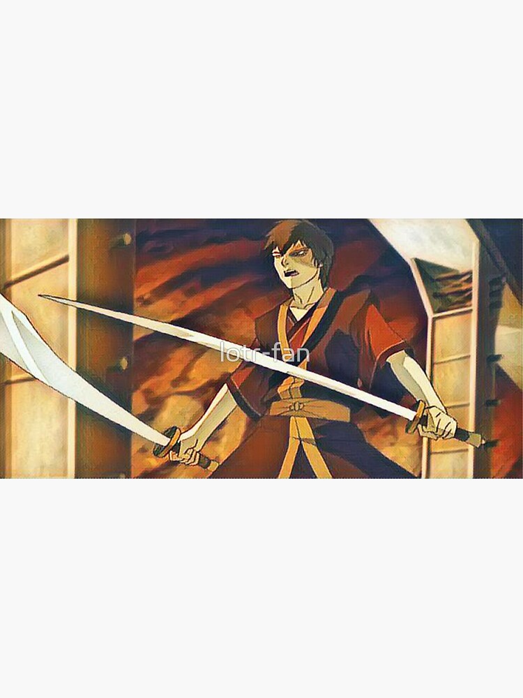 "Avatar TLA: Zuko with Swords" Sticker by lotr-fan | Redbubble