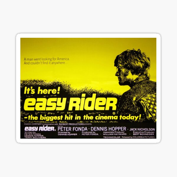 "Easy Rider - Poster" Sticker for Sale by Pikokk | Redbubble