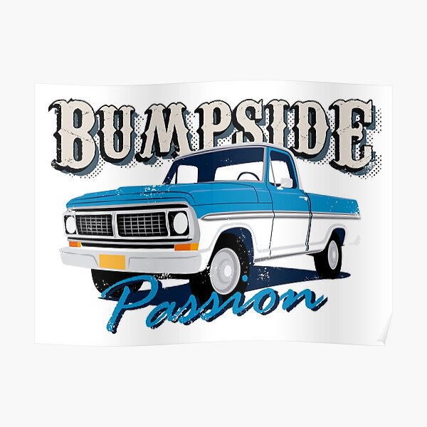 "Bumpside Truck 2 Tone Passion" Poster by CoolRide | Redbubble