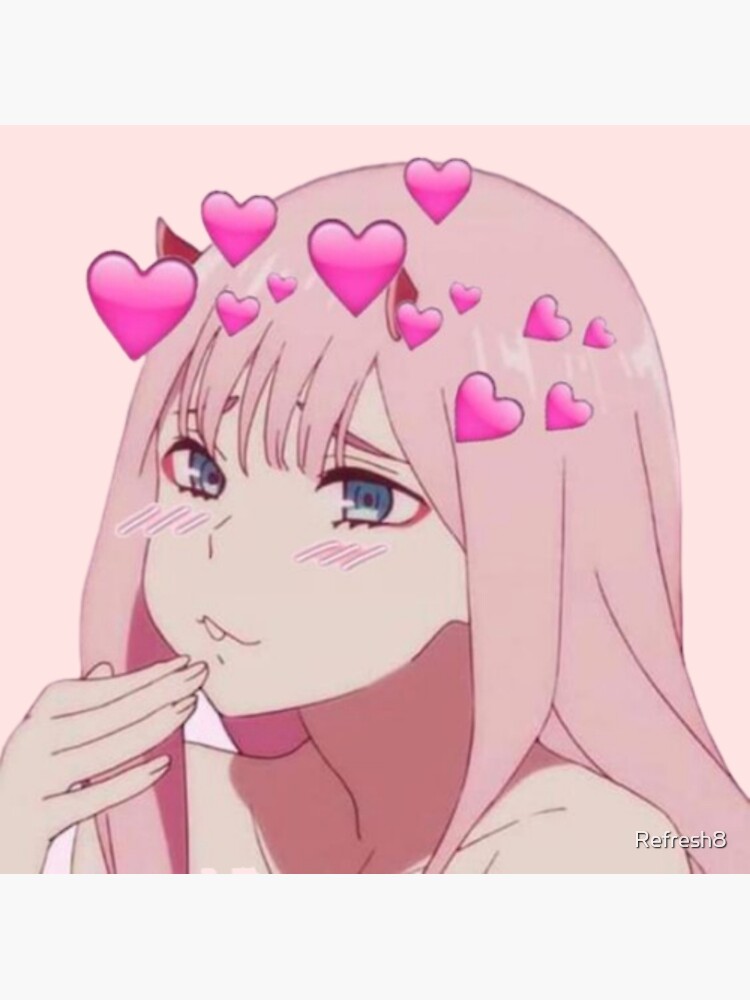 "Zero Two (002) Design - Darling in the Franxx" Poster by Refresh8 ...