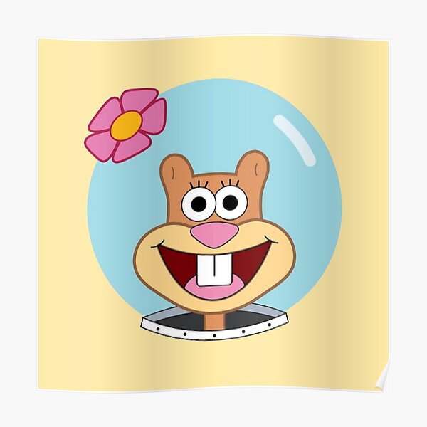 "Sandy cheeks" Poster by NOX124 | Redbubble