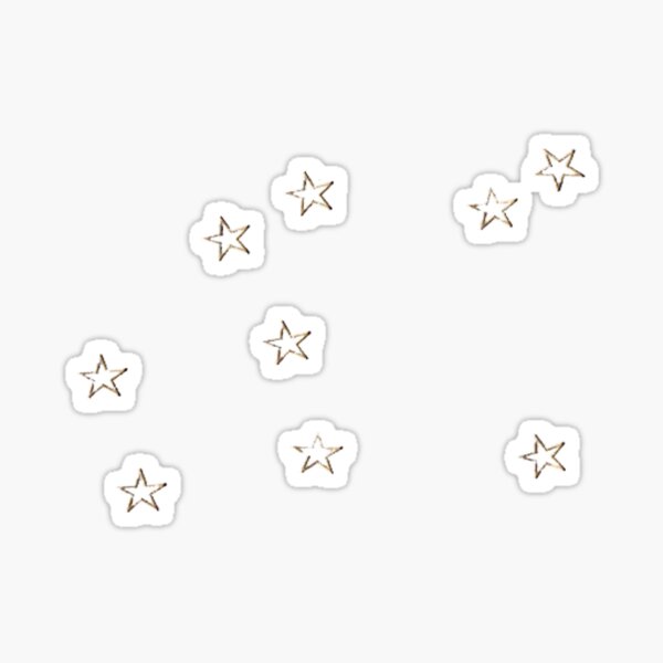 "gold star sticker pack" Sticker by hopecreations | Redbubble