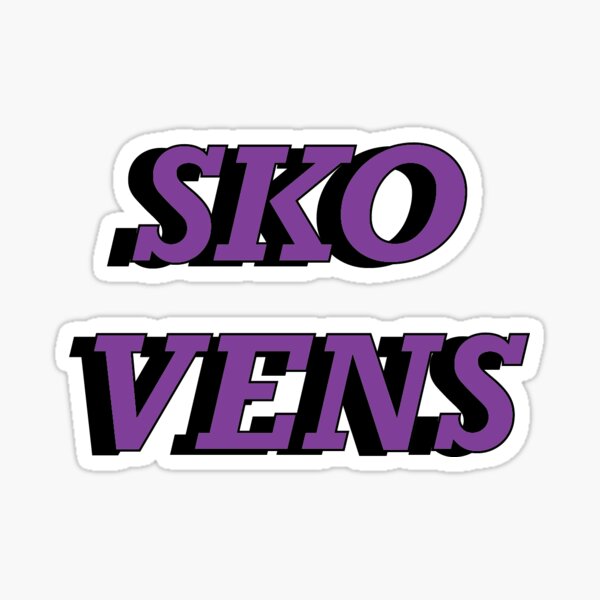 "Sko Vens Sticker" Sticker by kavs-prints | Redbubble