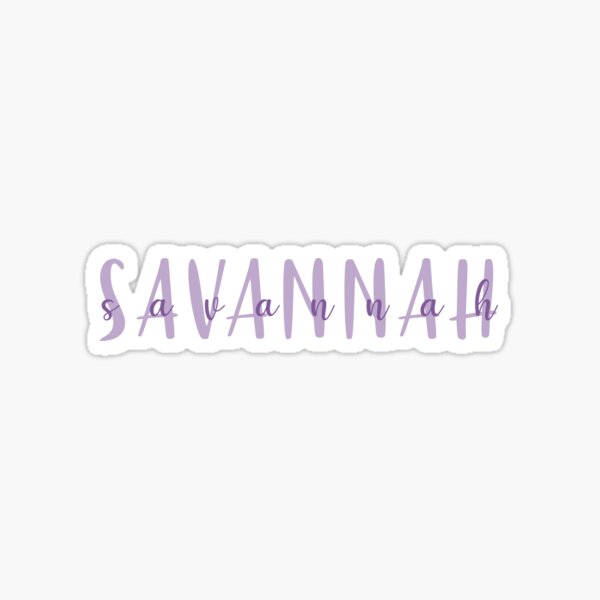"savannah" Sticker for Sale by jj-stickers | Redbubble