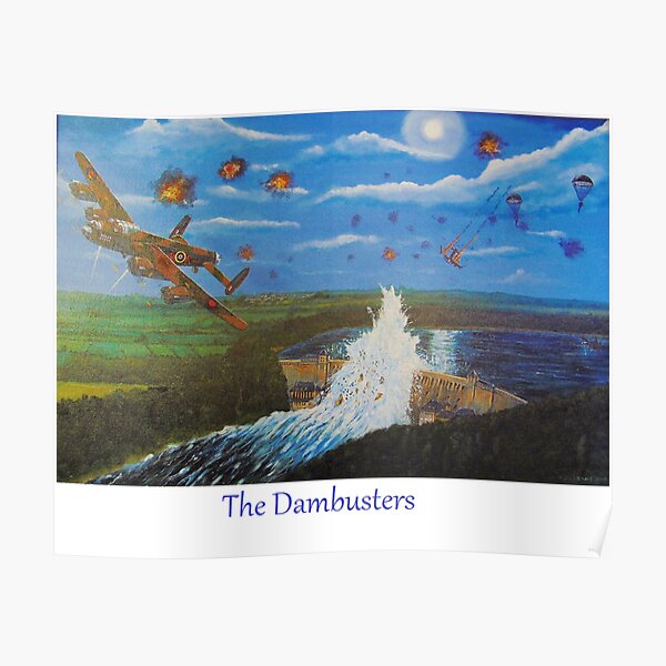 "617 squadron the dambusters" Poster for Sale by Marjohnart | Redbubble