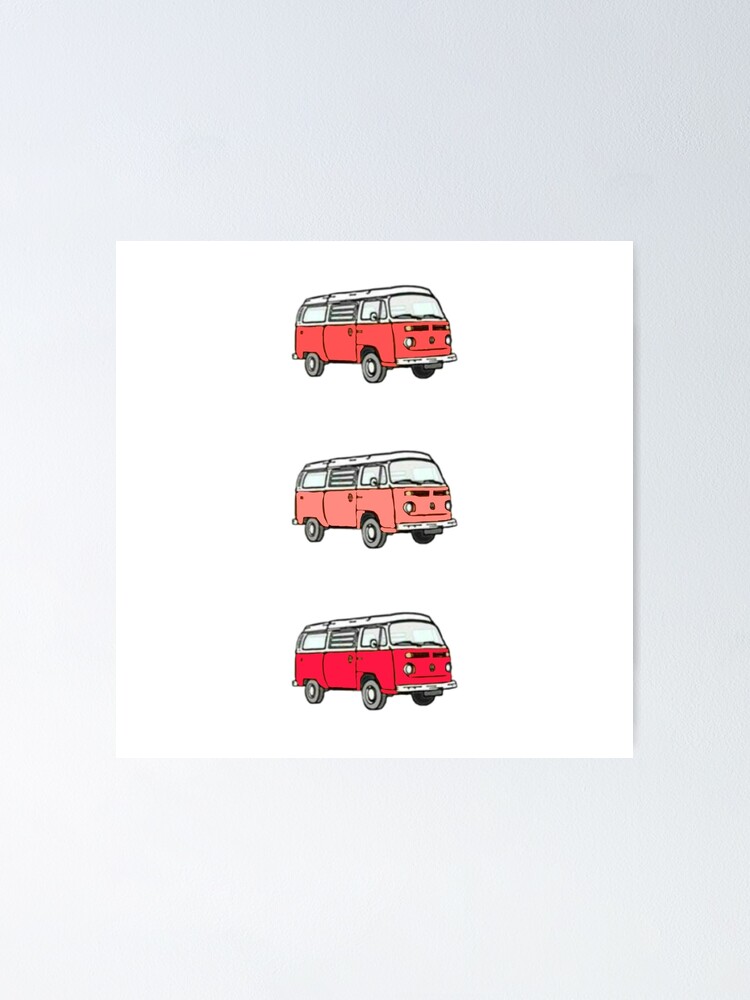 "trendy bus pack" Poster by remybailard | Redbubble