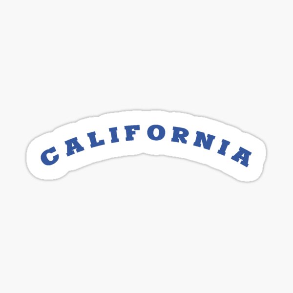 "California Sticker" Sticker for Sale by oliviachadwell | Redbubble