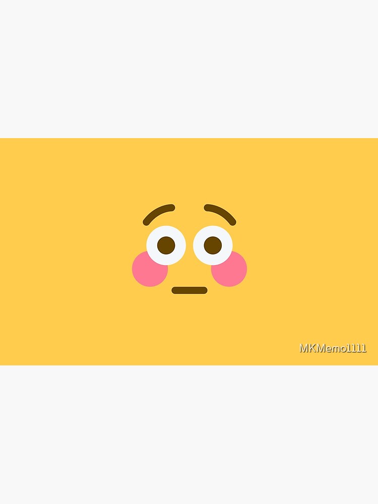 "Flushed Blushing Face Embarrassed Face With Wide Open Eyes Emoji face ...