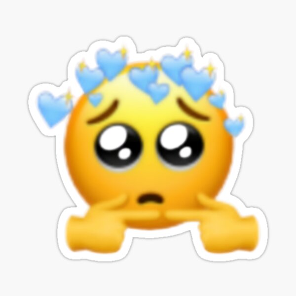 Pegatina «emoji tímido» de haneenstickerzz | Redbubble
