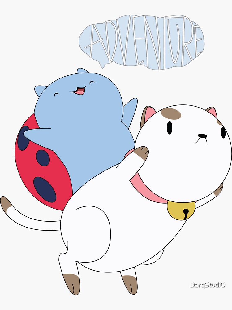 "Catbug and PuppyCat" Sticker by DarqStudi0 | Redbubble