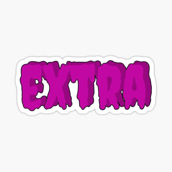 "extra sticker pack" Sticker by AliciaPaj | Redbubble
